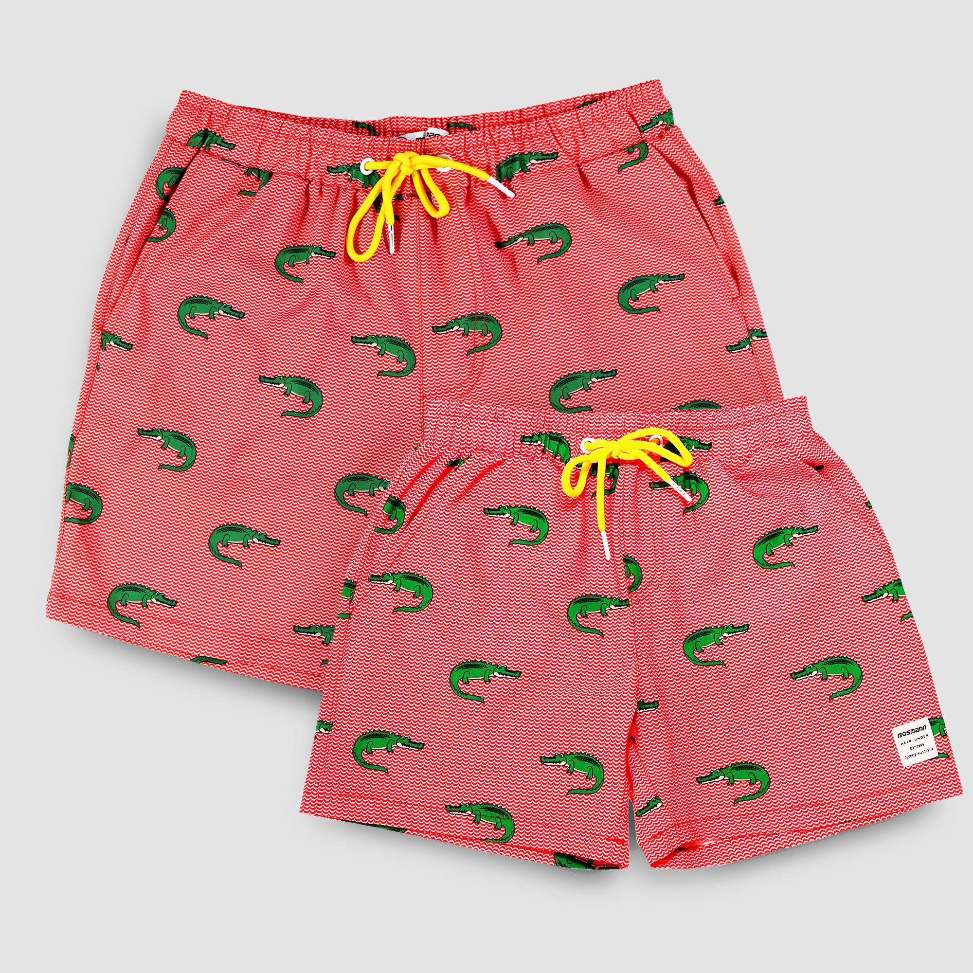 Father and Son Matching swim shorts - Chomp