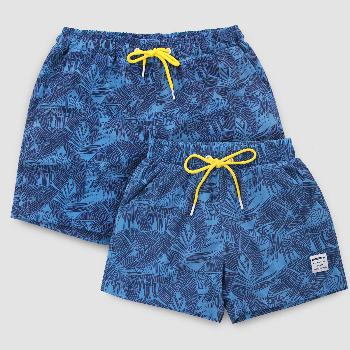 Father and Son Matching swim shorts - Hamilton (Blue) – Mosmann Australia